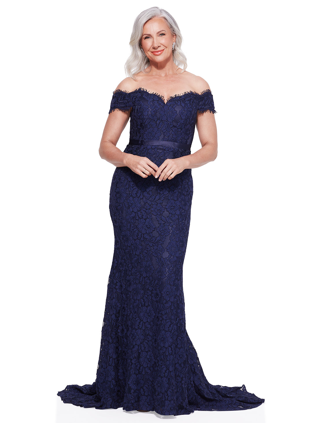 Marigold Lace Gown by Trellis Lane – White Runway